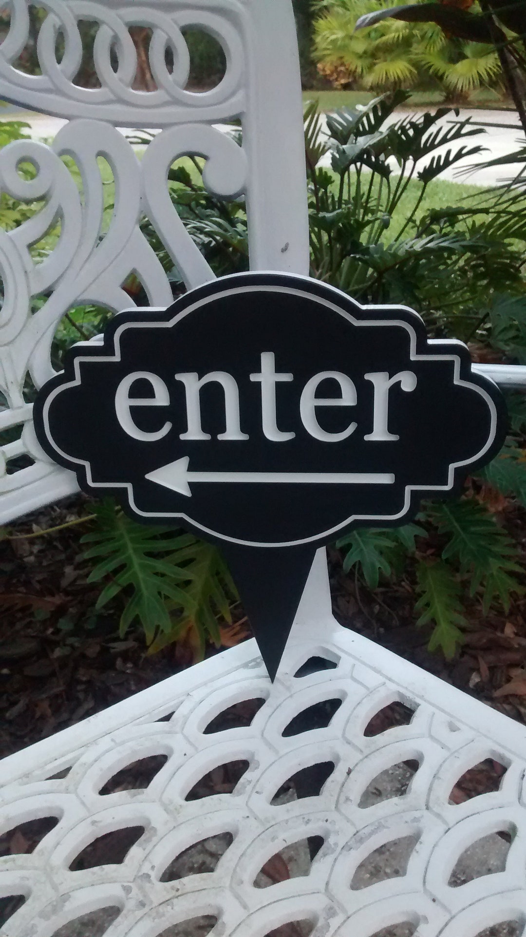 Entrance Sign, Directional Sign, Enter Sign, Business Signage, Front ...