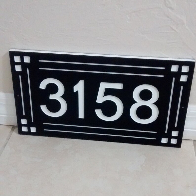 House Number House Number Plaque Address Sign House Number | Etsy