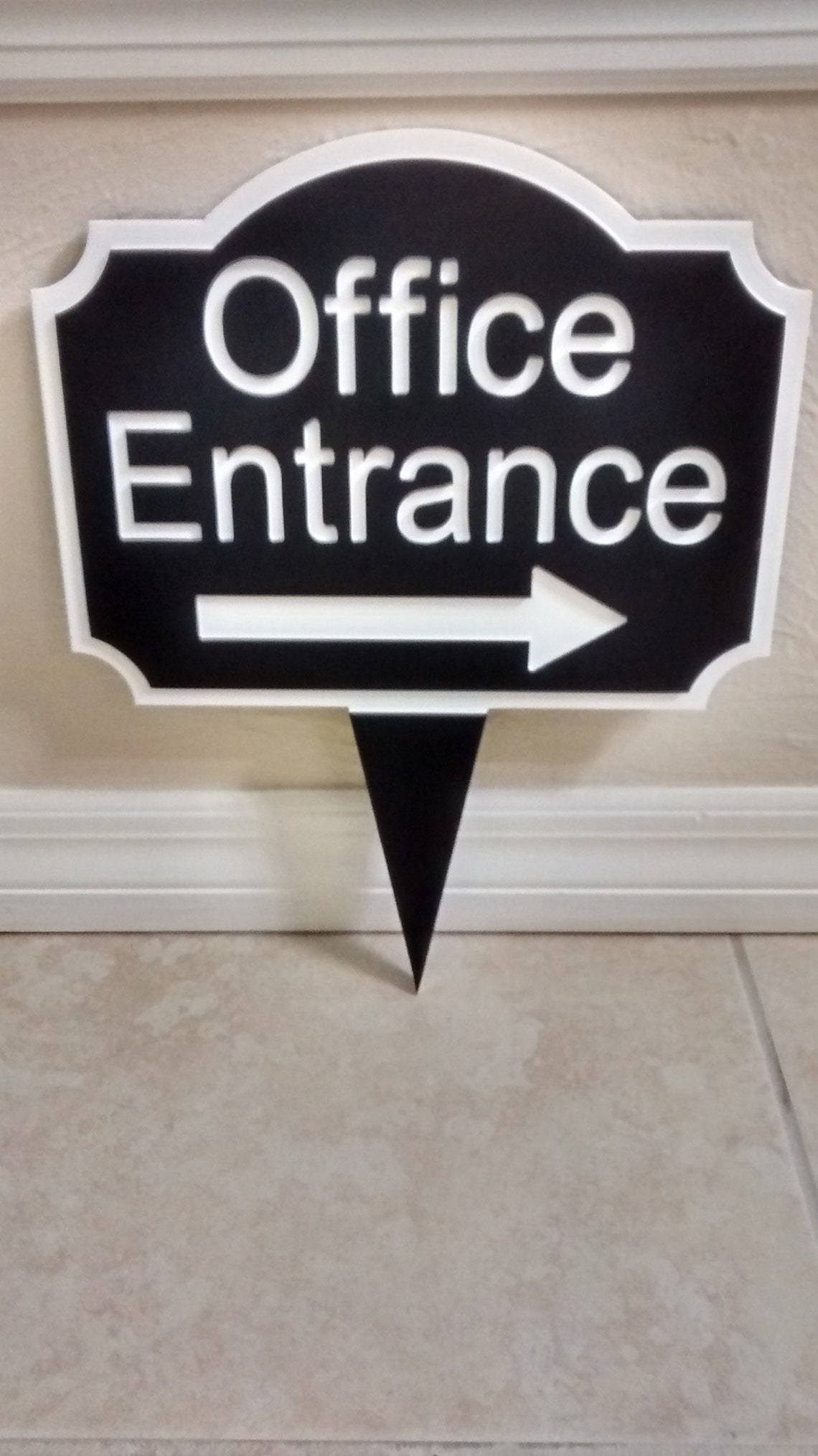 Entrance Sign Shop Sign Business Sign Signs With Arrows | Etsy