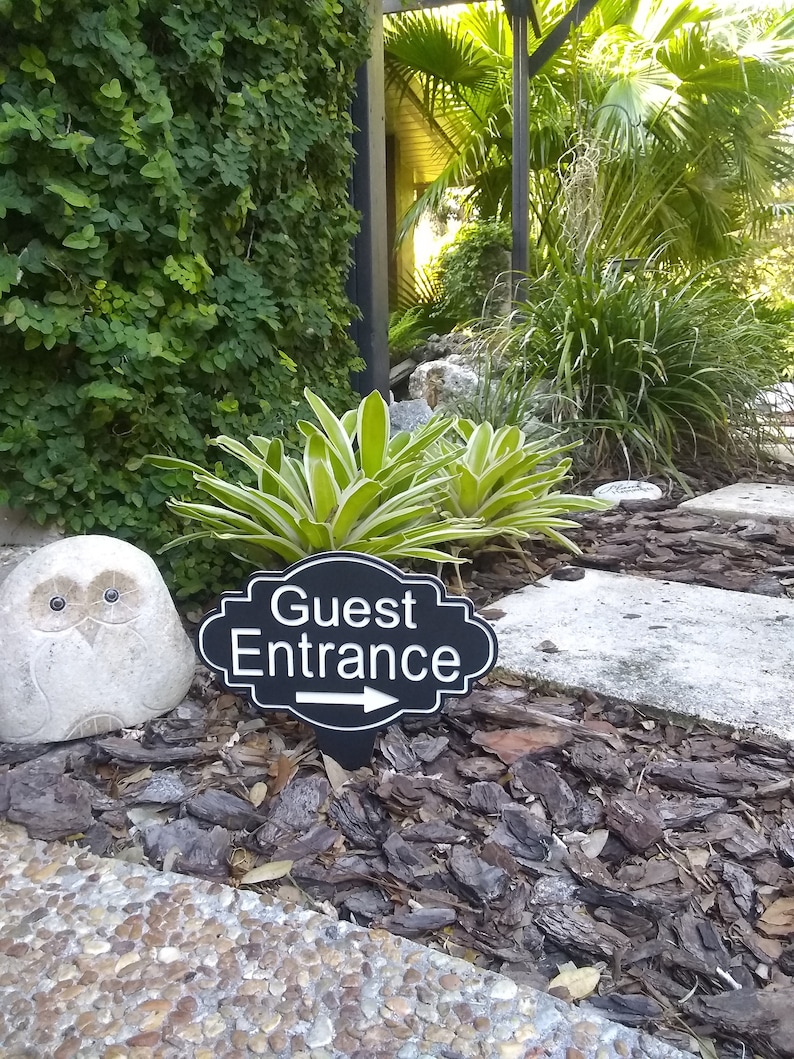 Guest Entrance Sign, Welcome Suite Guest Quarters, Airbnb Guest Room ...