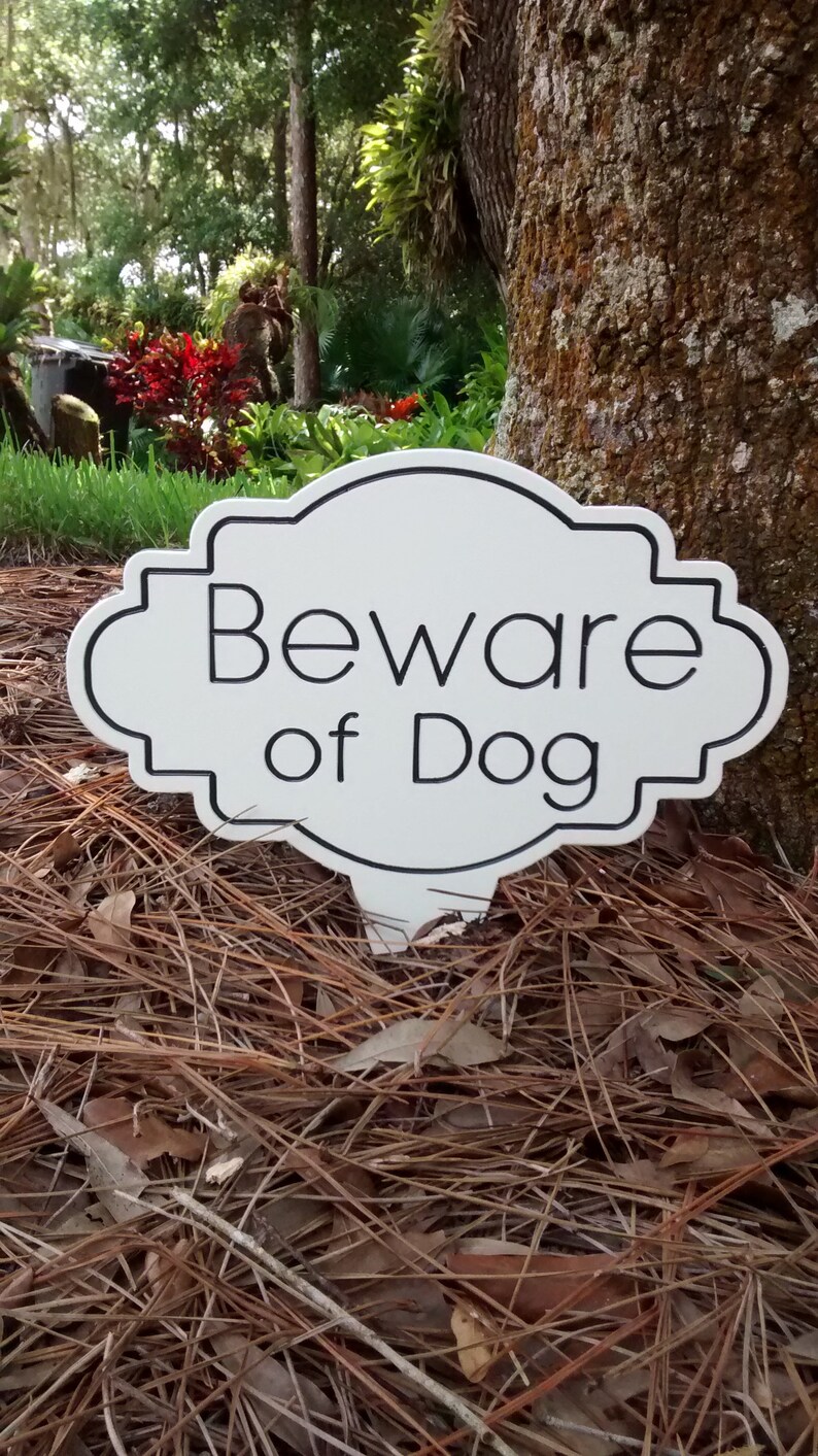 Dog Sign Pet Sign Warning Sign Puppy Sign Beware of Dogs - Etsy
