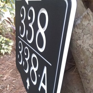 Multiple Address Stake Engraved, Shared Driveway Personalized Sign ...