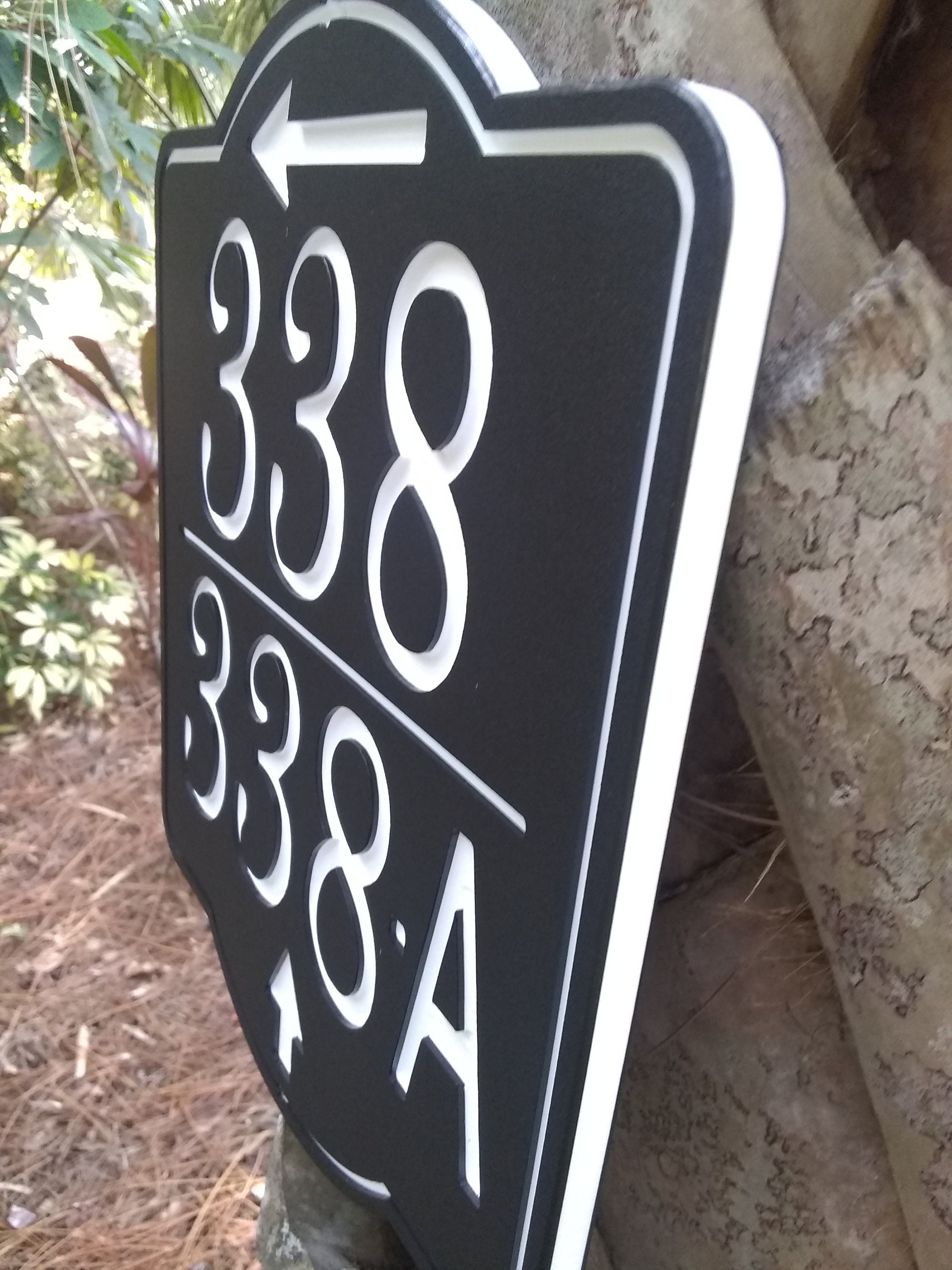 Multiple Address Stake Engraved, Shared Driveway Personalized Sign ...