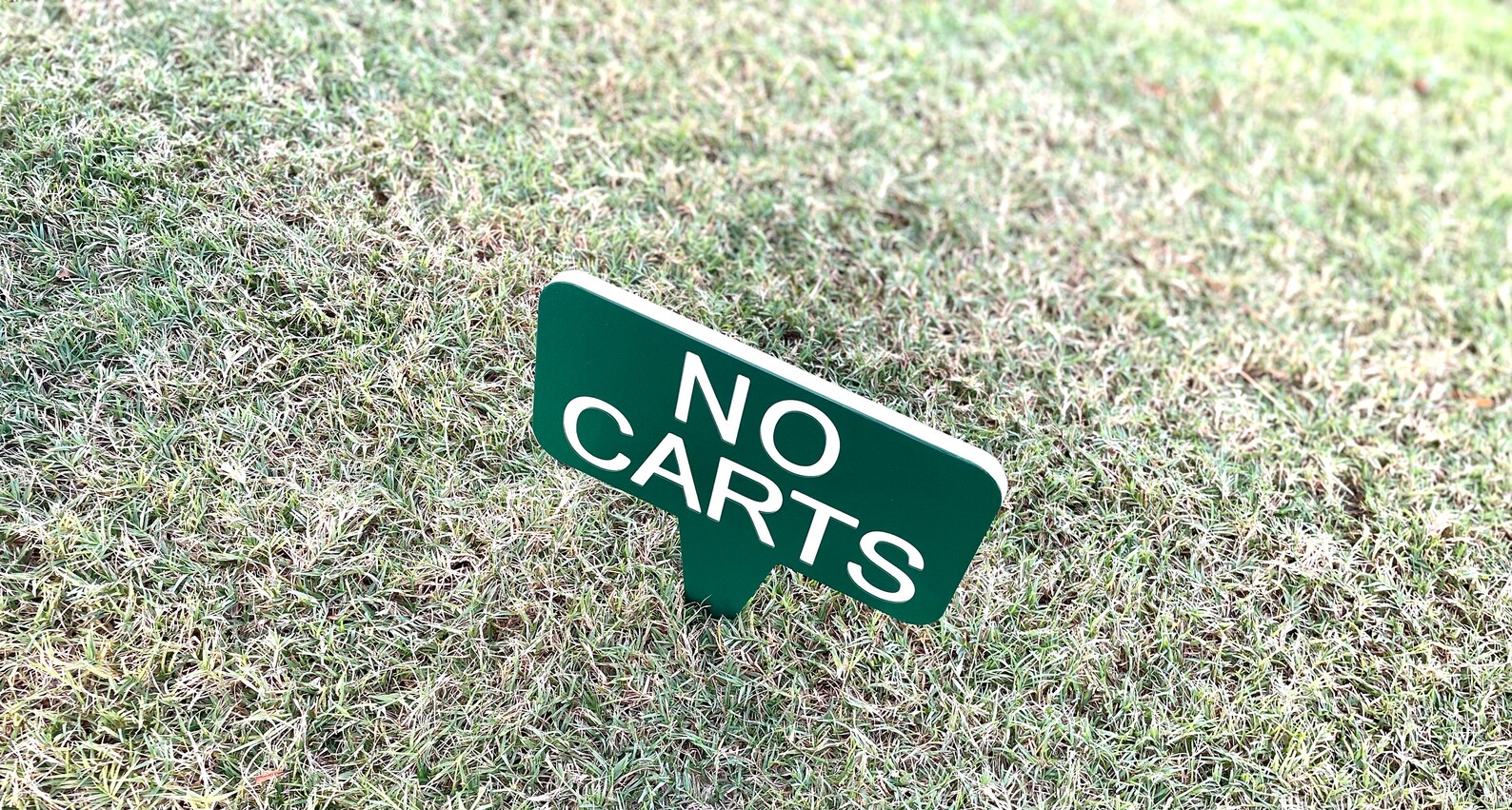 No Carts Sign, Golf Course Sign, Golf Event, Golf Recreation Signage ...