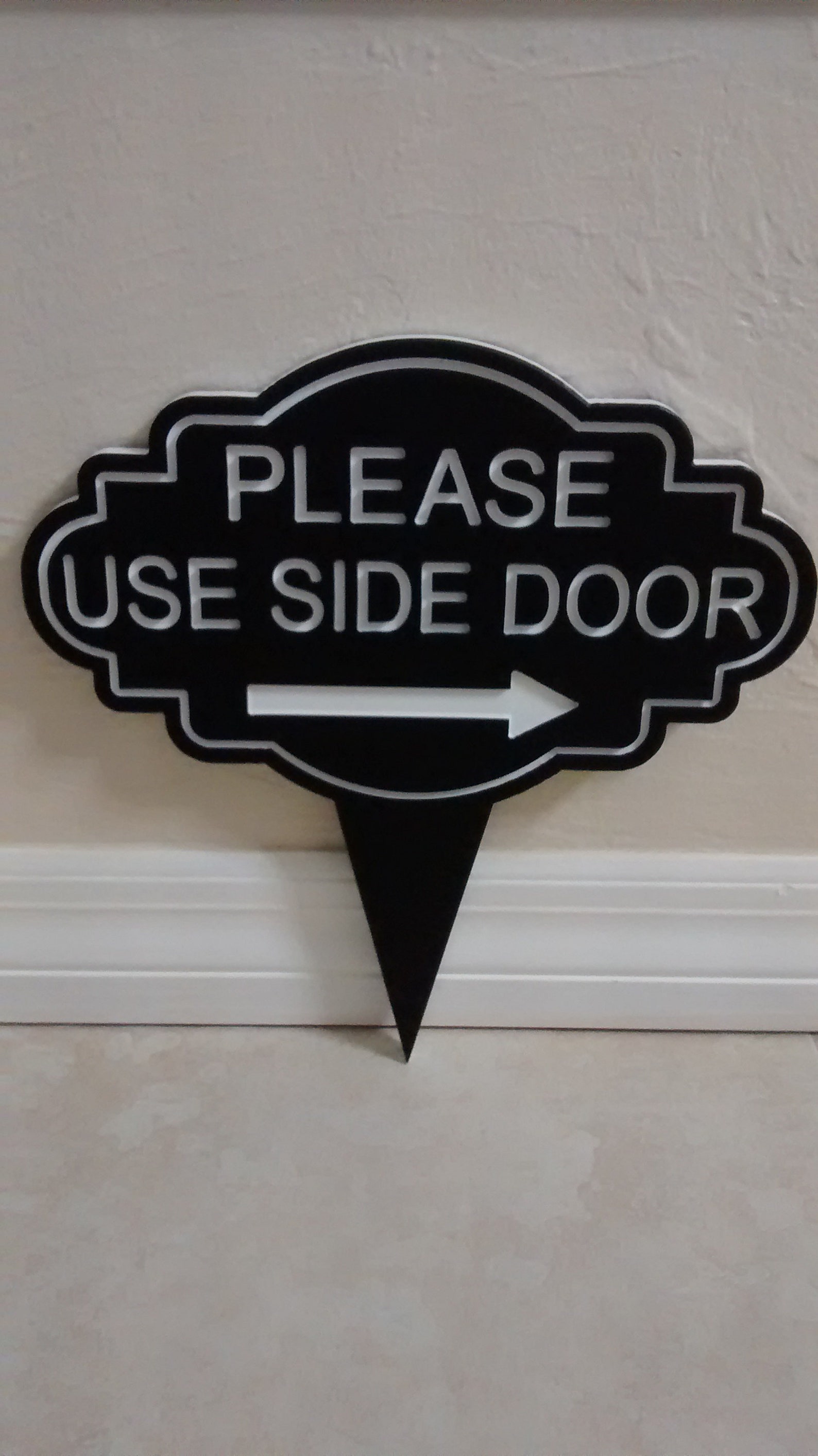 Please Use Side Door, Pleases Use Front Door, Please Use Other Door ...
