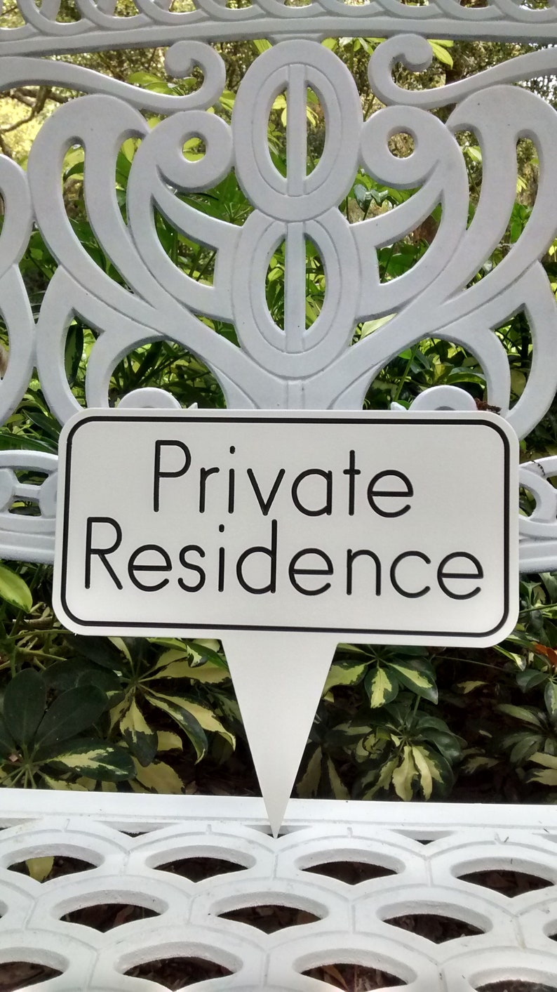 Private Residence Sign, Yard Sign, Entryway Sign Do Not Disturb Sign ...
