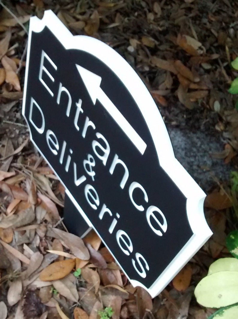 Entrance Sign Shop Sign Business Sign Signs With Arrows - Etsy