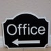Office Sign, Outdoor Office Sign, Home Office Sign, Signs With Arrows ...
