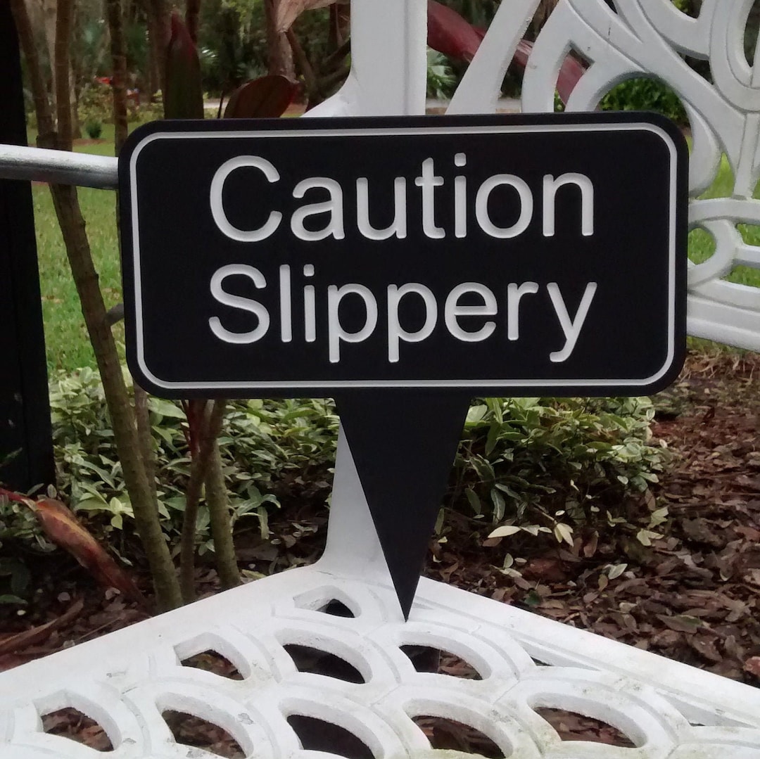 Caution Sign, Warning Sign, Engraved Sign, Outdoor Yard Sign ...