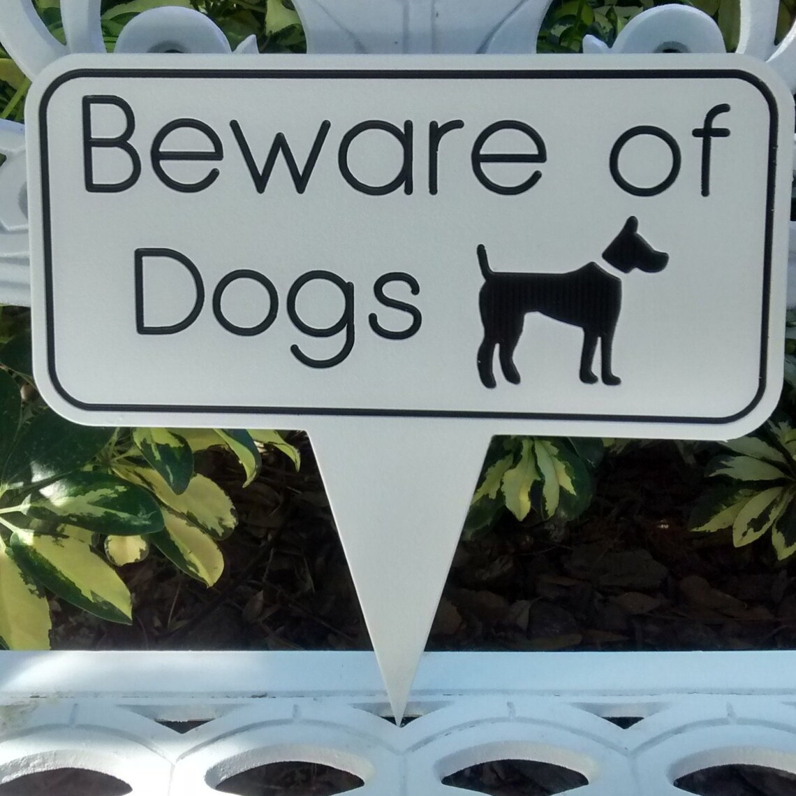 Dog Sign Pet Sign Warning Sign Puppy Sign Beware of Dogs - Etsy