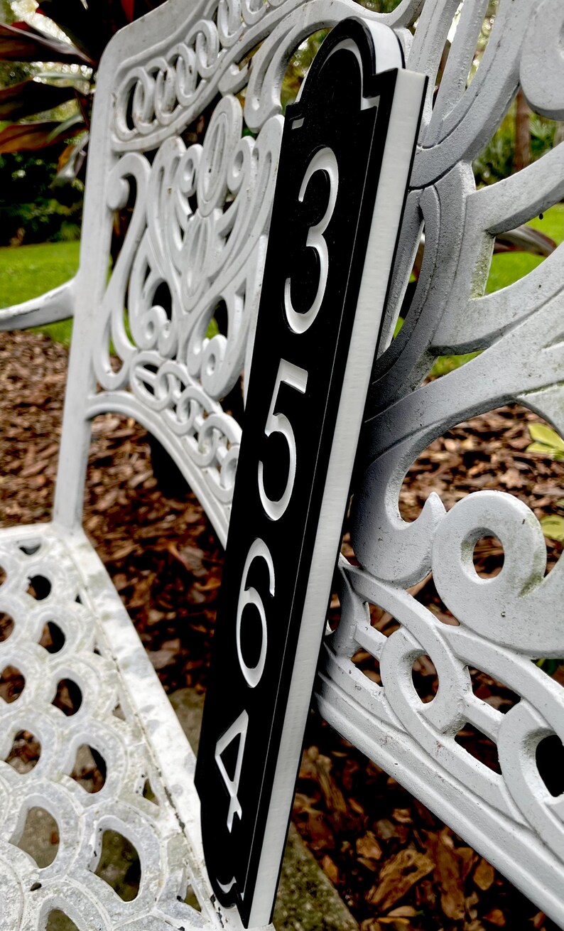 Post Numbers, Post Plaque, Post Address Sign, Mailbox Post Numbers ...