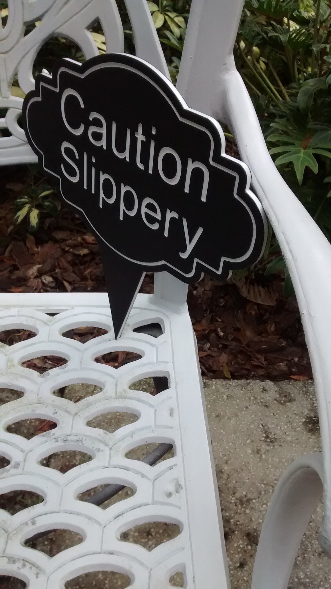 Caution Sign, Warning Sign, Engraved Sign, Outdoor Yard Sign ...