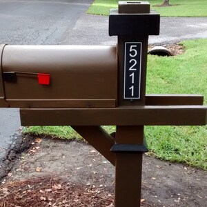 Post Numbers, Post Plaque, Post Address Sign, Mailbox Post Numbers ...