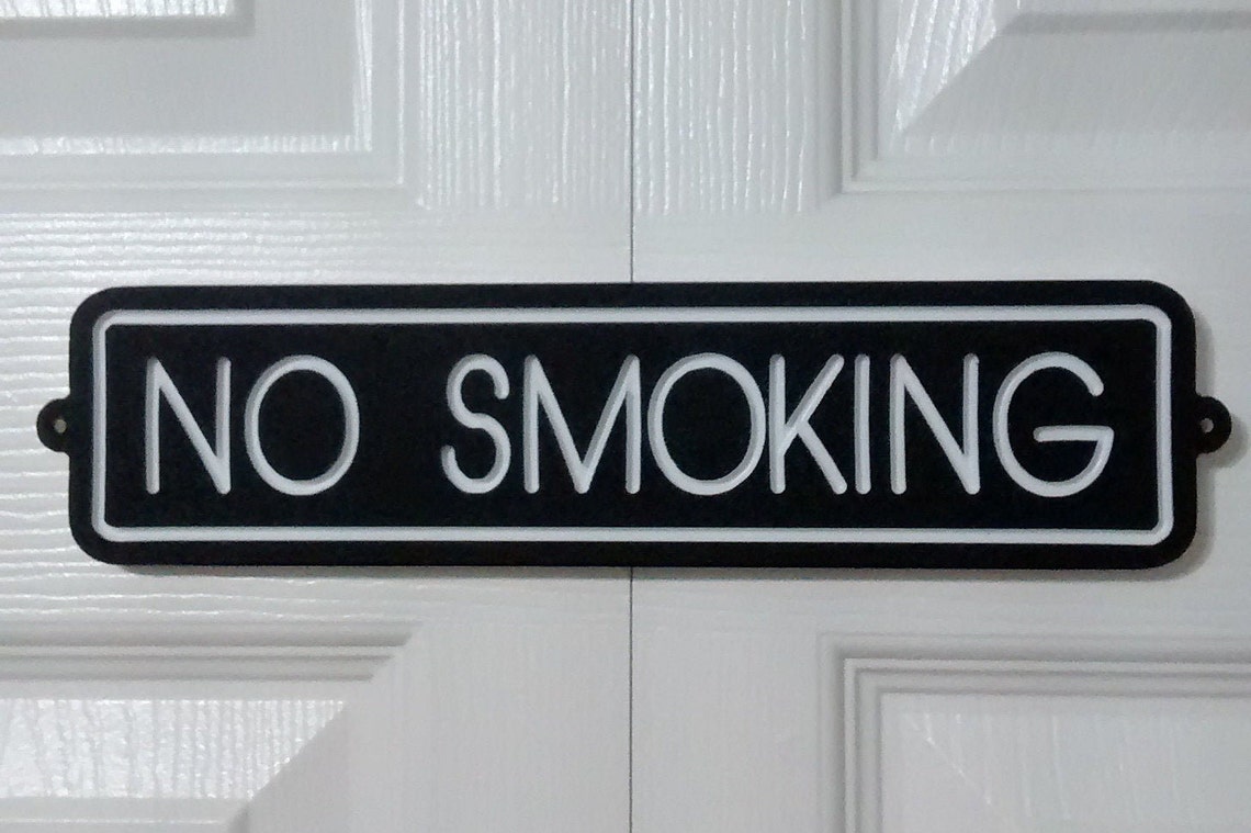 No Smoking No Smoking Sign Restaurant Sign Office Sign | Etsy