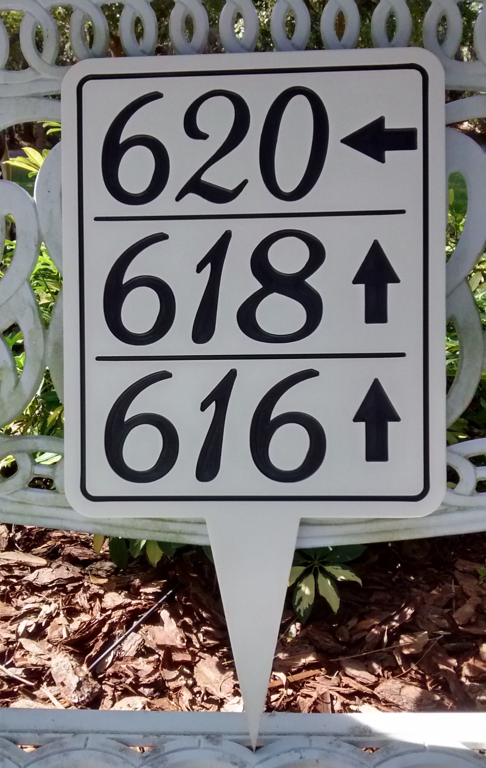 Arrow Address Sign House Number With Arrow House Number With | Etsy