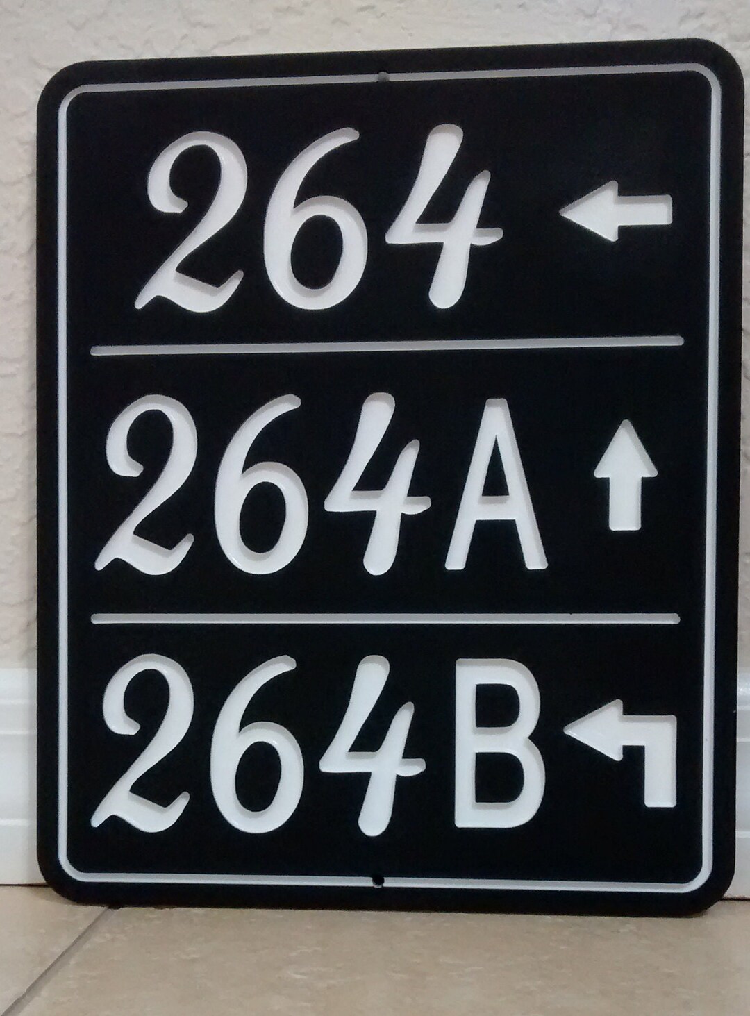 House Numbers With Arrow, Address Numbers, Address Numbers Sign, House ...