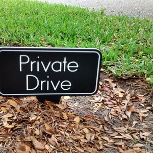 Private Drive Sign, Private Drive, Private Drive Yard Sign, Yard Sign ...