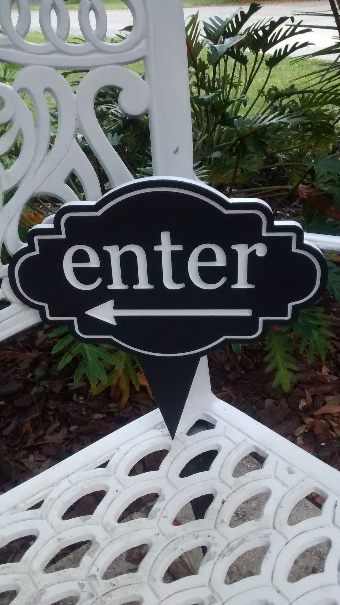 Entrance Sign Directional Sign Enter Sign Business Signage - Etsy
