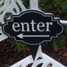 Entrance Sign, Directional Sign, Enter Sign, Business Signage, Front ...