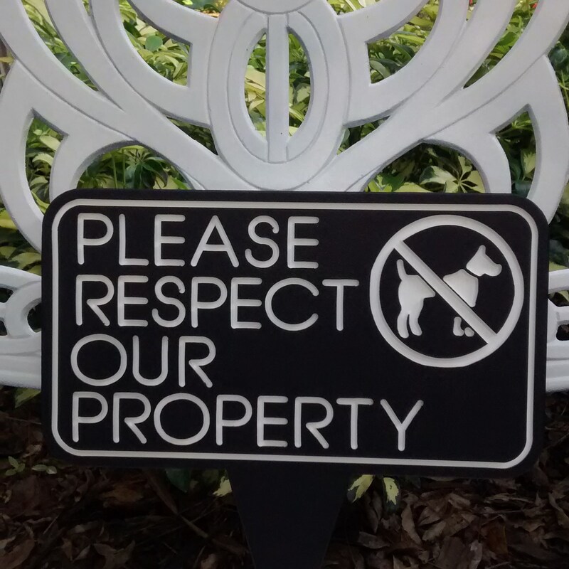 Dog Poop Sign - Etsy