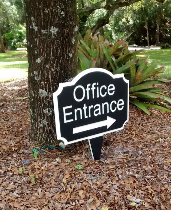 Entrance Sign Shop Sign Business Sign Signs With Arrows | Etsy