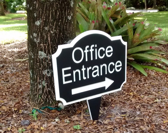 Entrance Sign Shop Sign Business Sign Signs With Arrows - Etsy