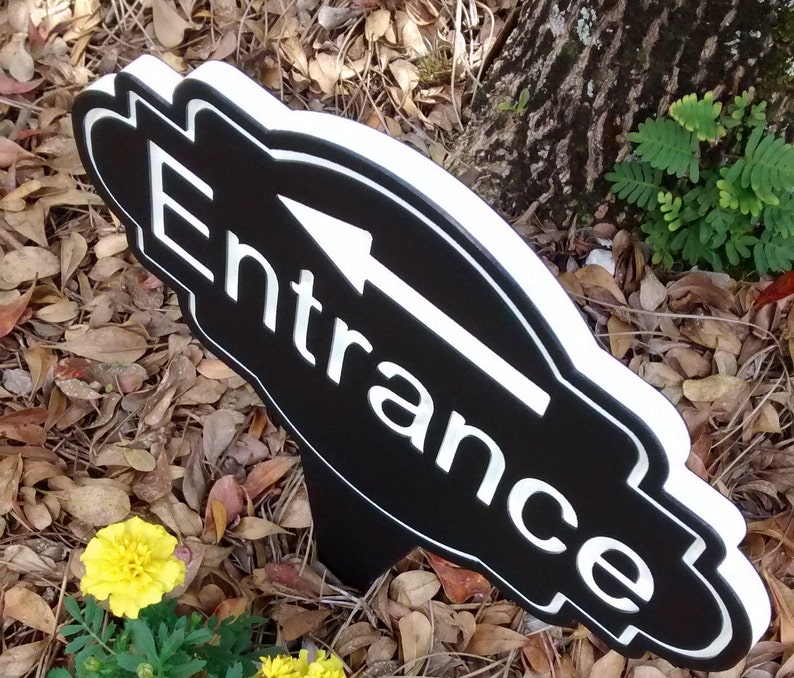 Entrance Sign Directional Sign Enter Sign Business Signage - Etsy