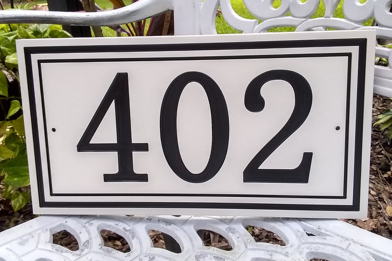 Address Plaque, Number Sign, Address Numbers, Address Sign, House ...