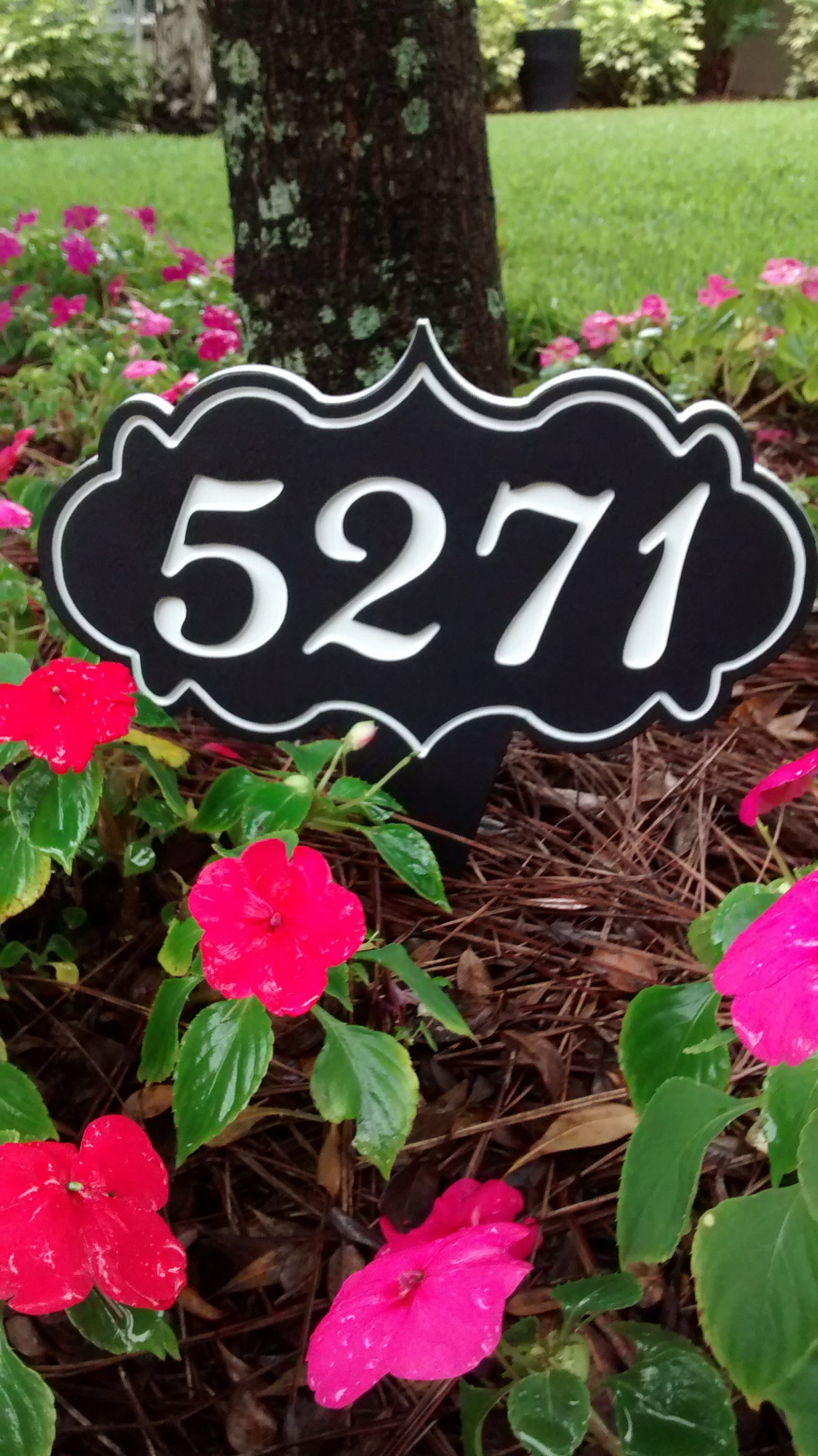 Address Sign for Yard Address Sign House Number Sign House | Etsy