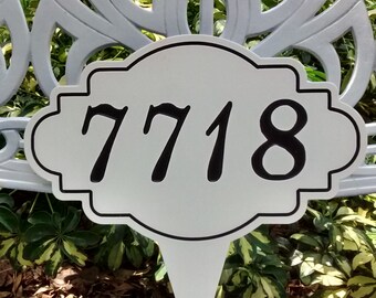 House Number House Numbers House Number Sign Vertical - Etsy