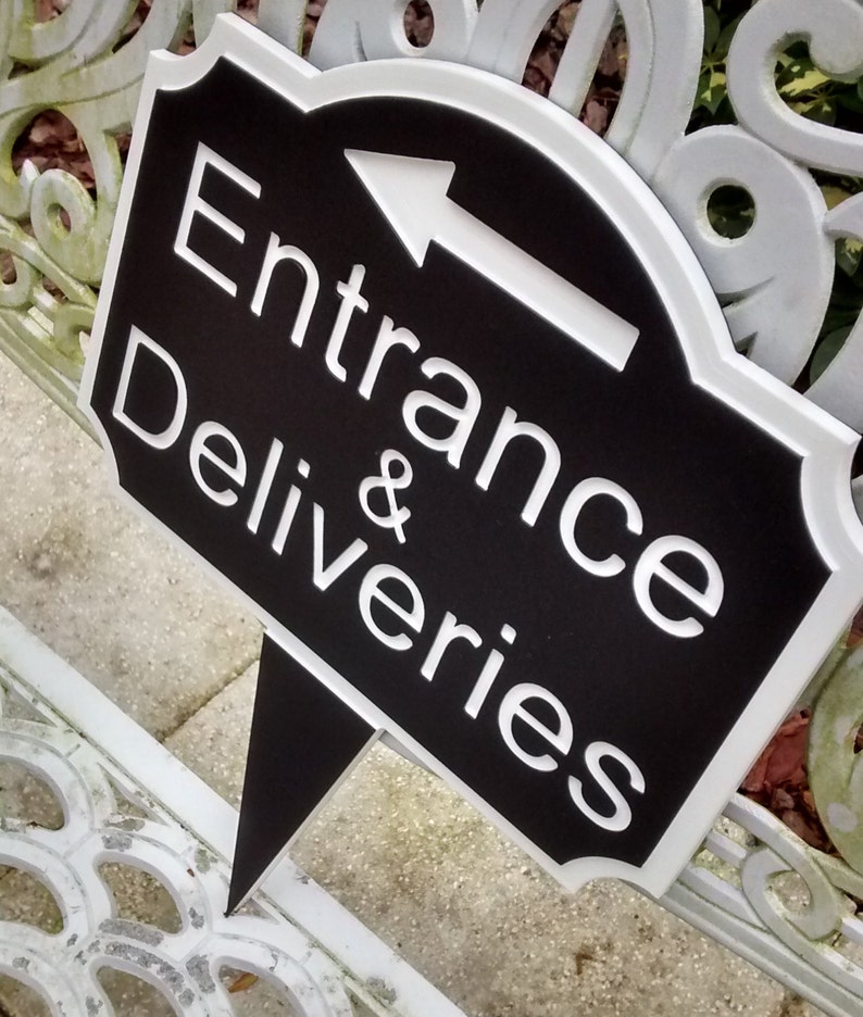 Entrance Sign Shop Sign Business Sign Signs With Arrows - Etsy