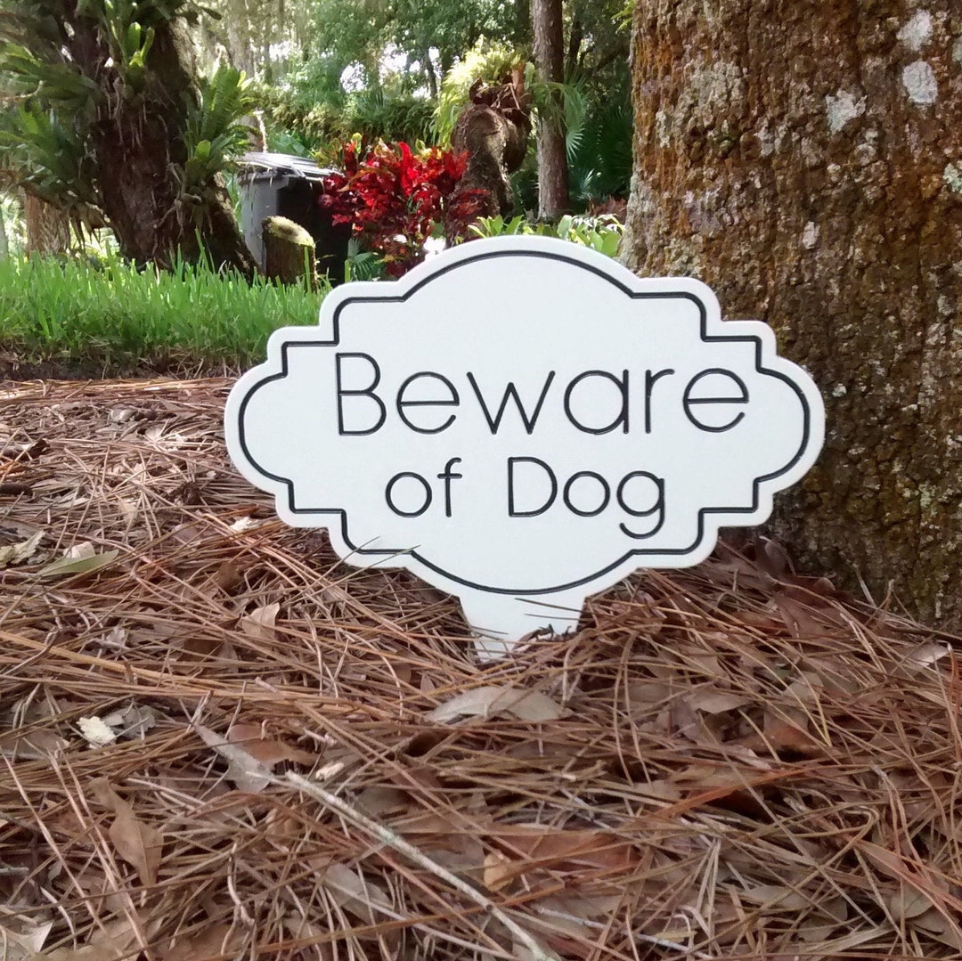 Dog Sign, Pet Sign, Warning Sign, Puppy Sign, Beware of Dogs Sign ...
