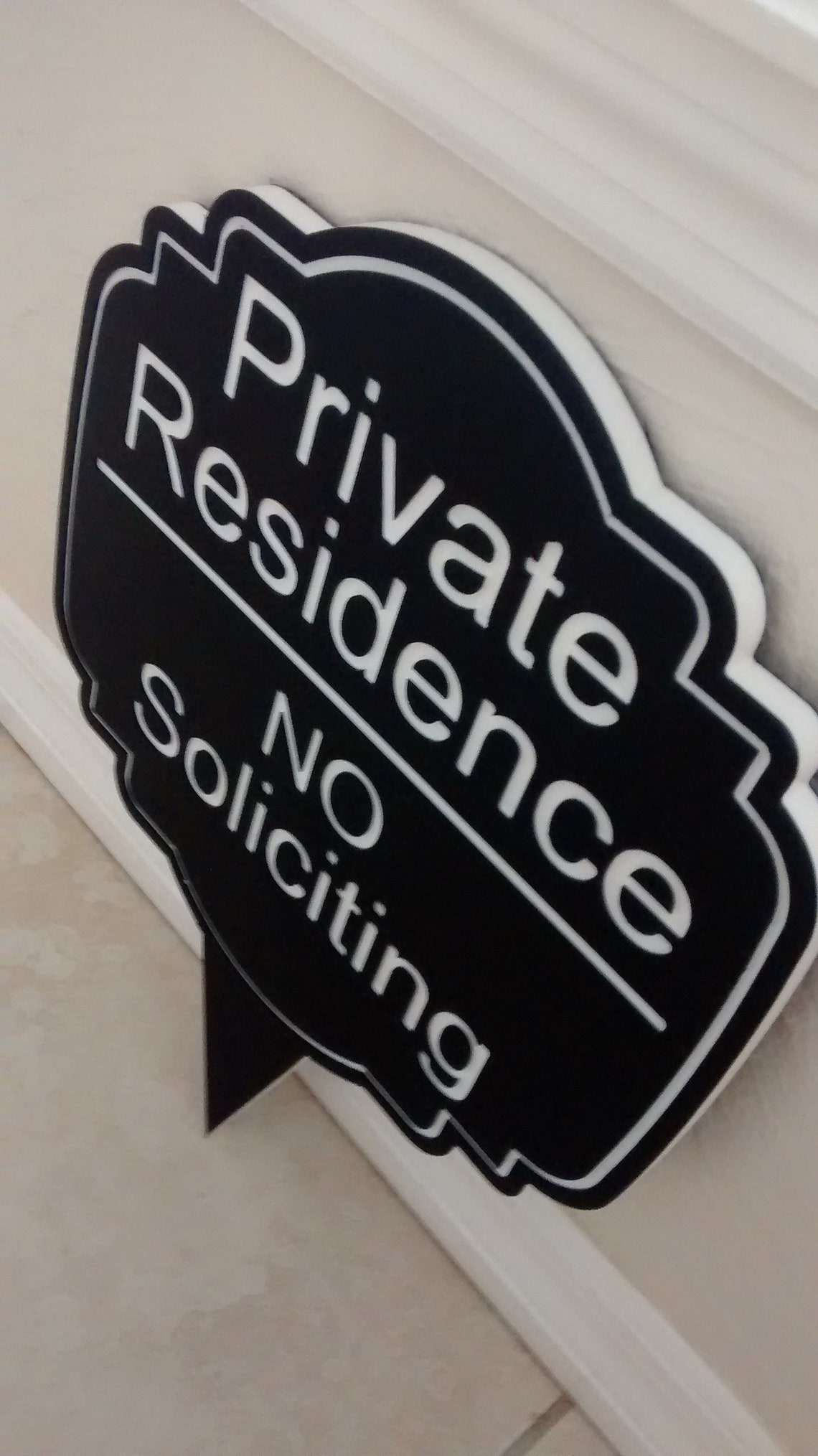 Private Residence Outdoor Sign Yard Sign Warning Sign Lawn | Etsy