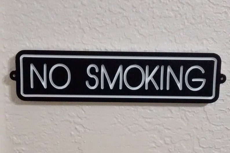 No Smoking No Smoking Sign Restaurant Sign Office Sign | Etsy