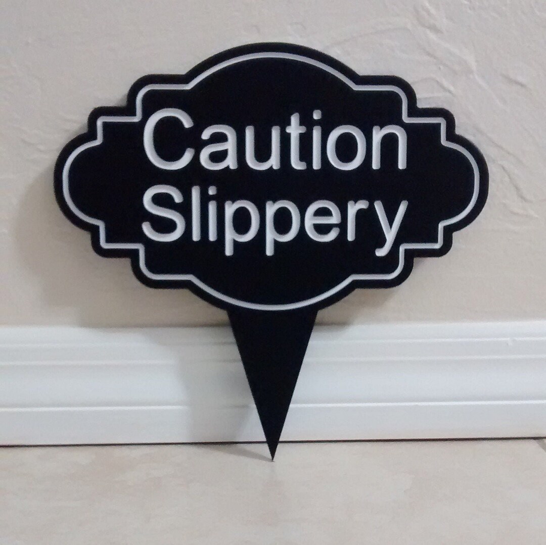 Caution Sign, Warning Sign, Engraved Sign, Outdoor Yard Sign ...