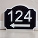House Numbers, Shop Sign With Arrow, Business Address Sign, Office ...