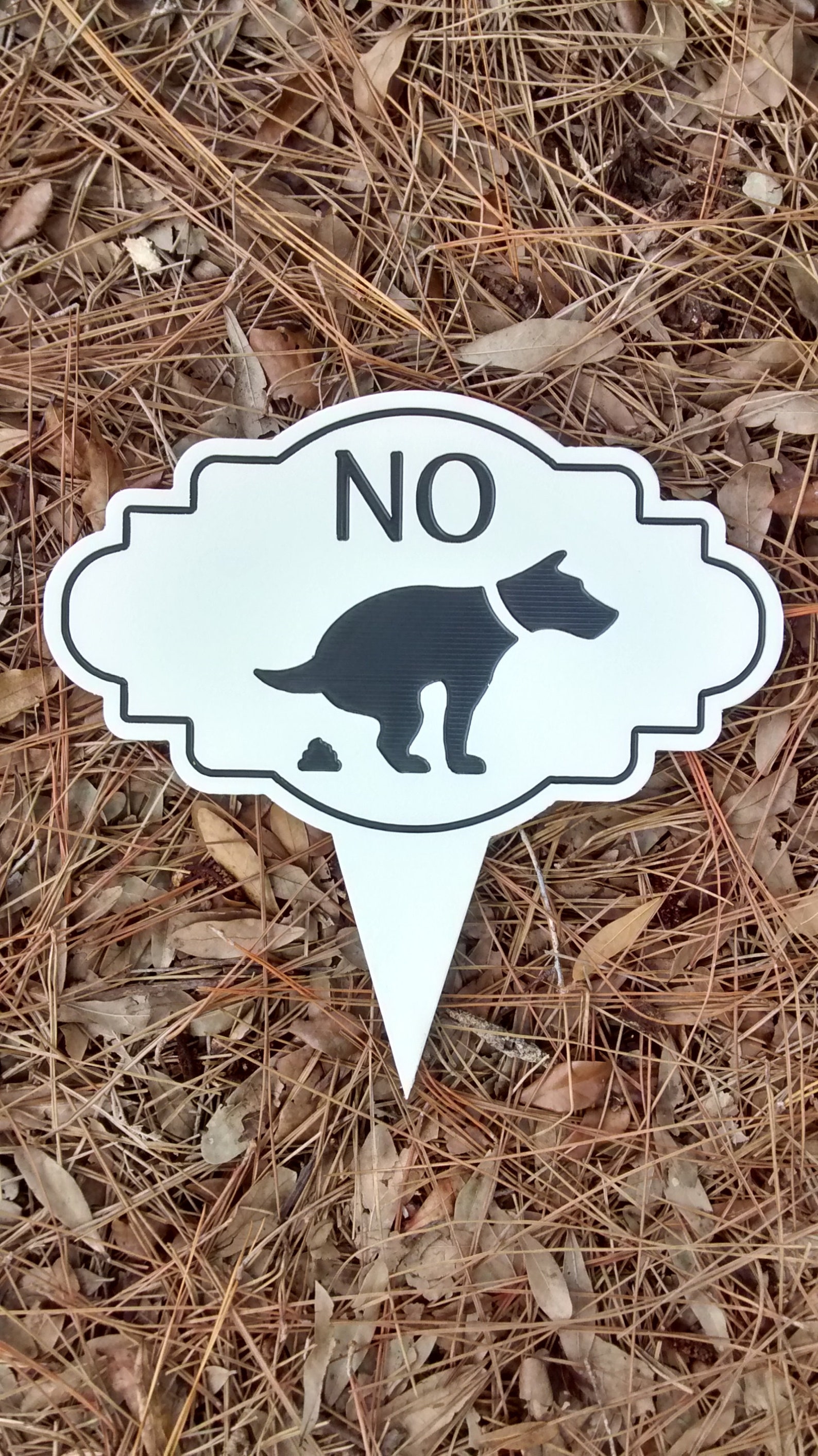 No Pooping Dog Sign, No Pooping, No Pooping Yard Sign, No Pooping Lawn ...
