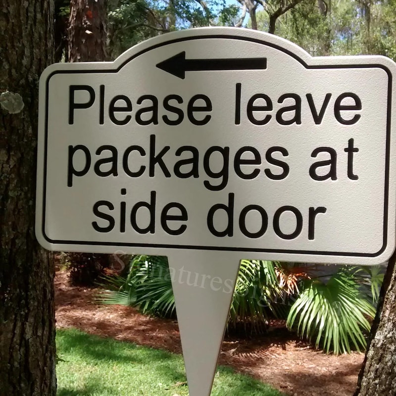 Please Leave Package by Front Door - Etsy