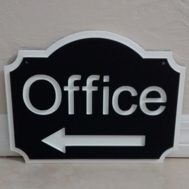 Office Sign, Outdoor Office Sign, Home Office Sign, Signs With Arrows ...