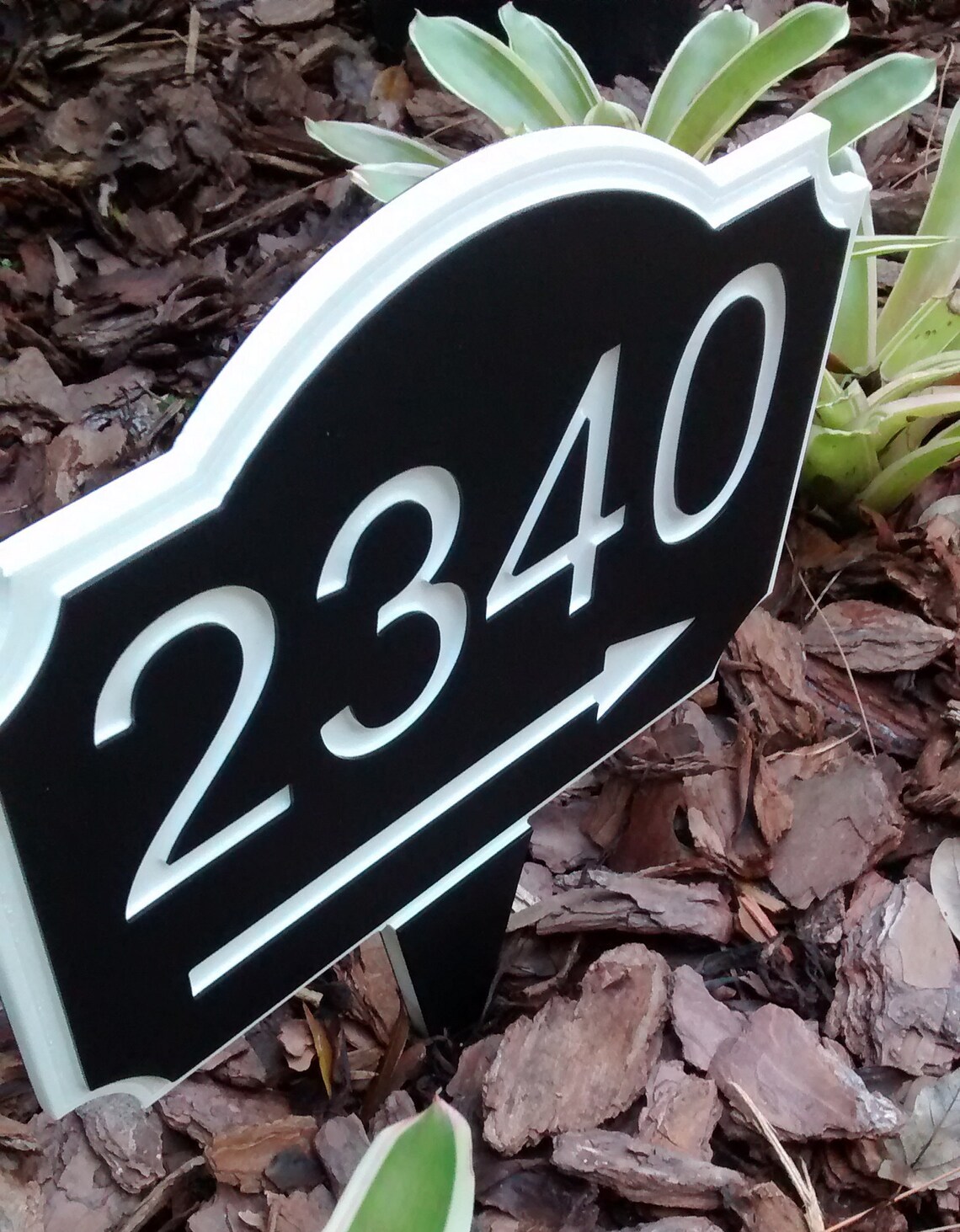 Arrow Address Sign House Number With Arrow House Number With - Etsy
