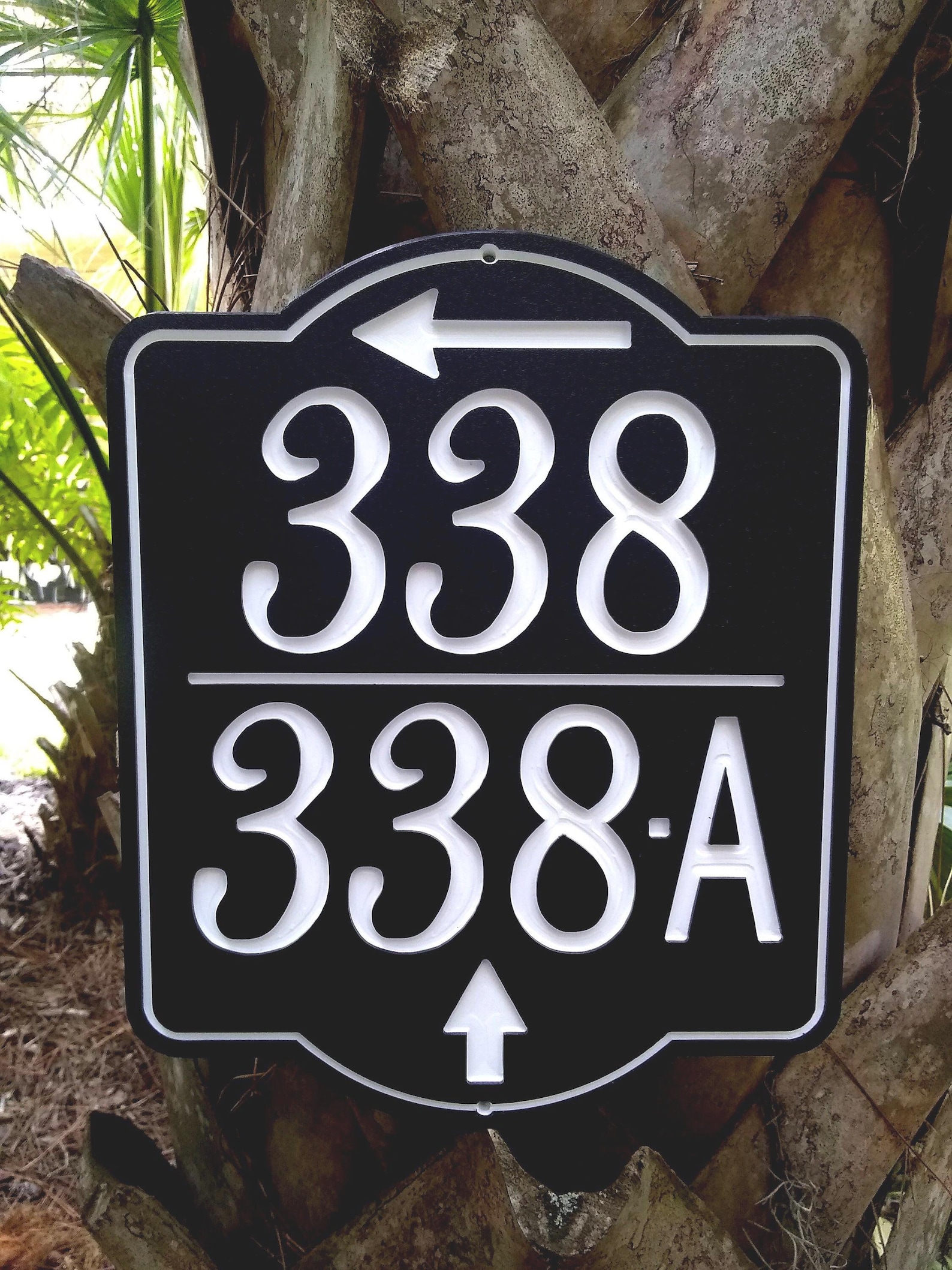 Multiple Address Stake Engraved, Shared Driveway Personalized Sign ...
