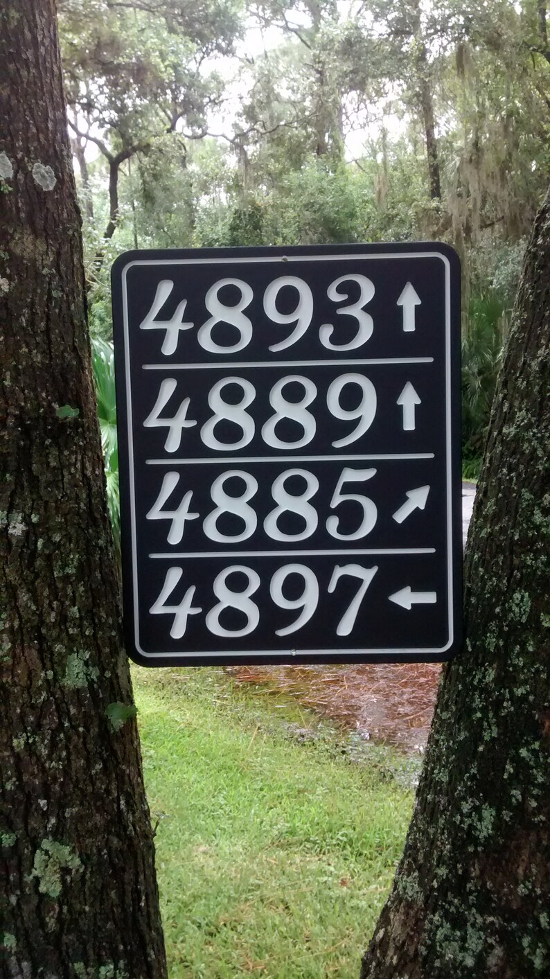 Arrow Address Sign House Number With Arrow House Number With - Etsy