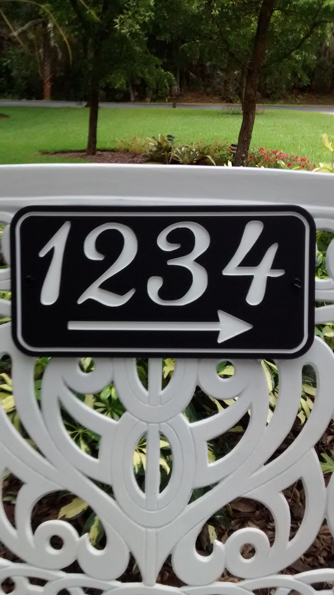 House Numbers, Address Numbers, Address Sign Arrow, House Number Arrow ...
