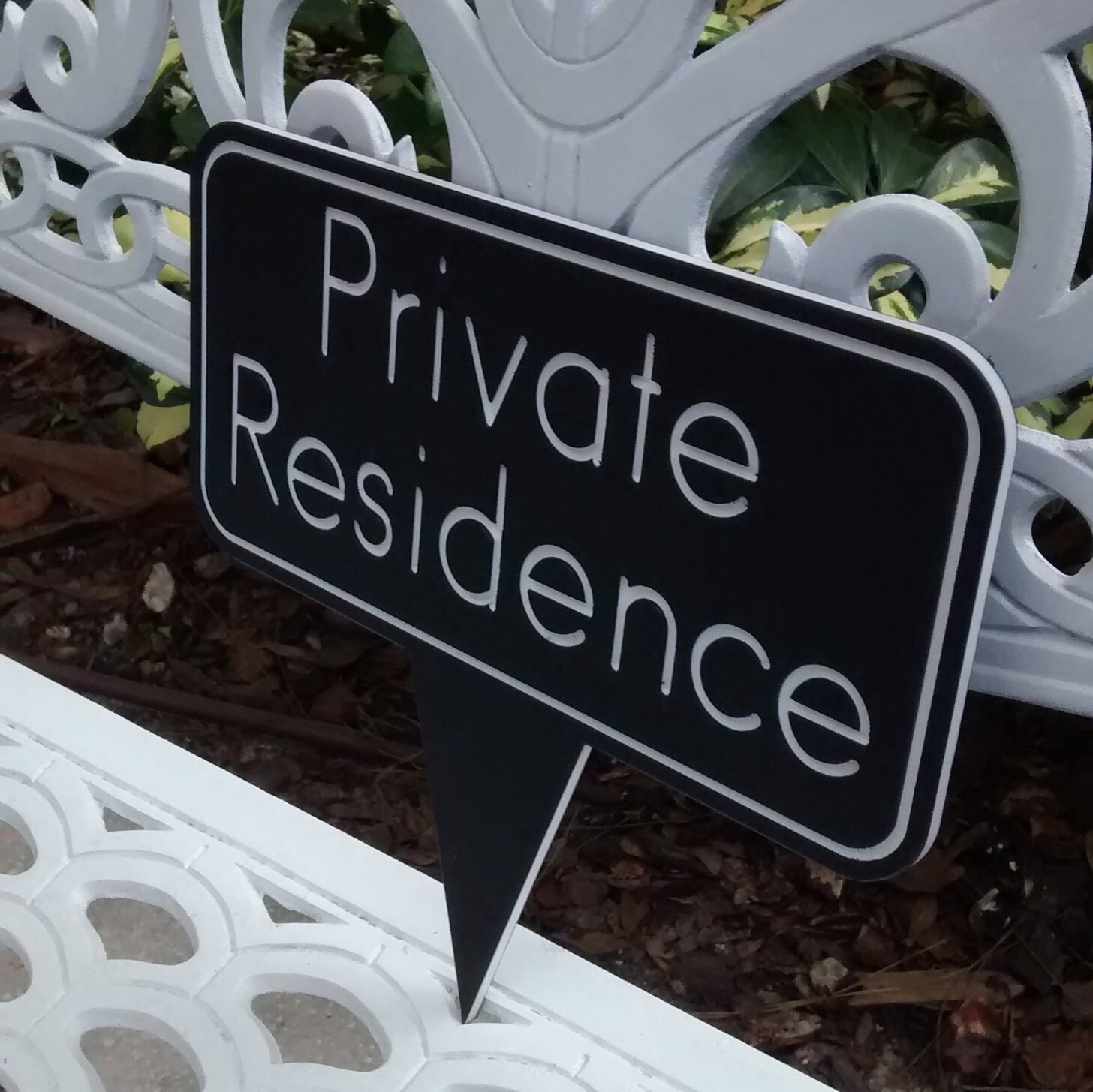 Private Residence Outdoor Sign Yard Sign Warning Sign Lawn | Etsy