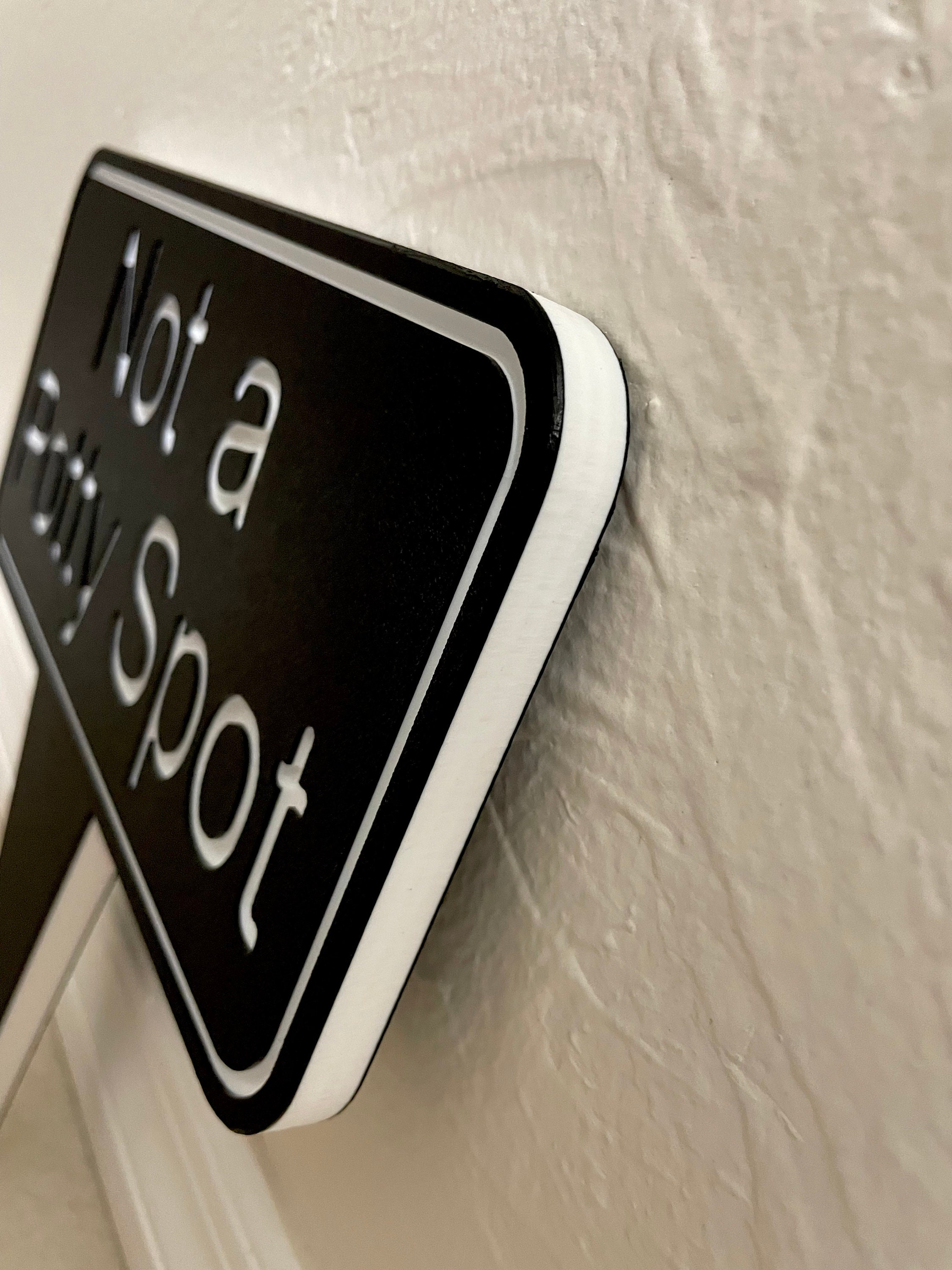 Not A Potty Spot, Dog Walker Sign, No Poop or Pee Zone, No Trespooping ...