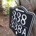 Multiple Address Stake Engraved, Shared Driveway Personalized Sign ...