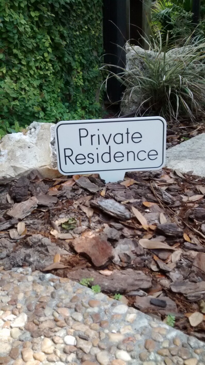 Private Residence Sign, Yard Sign, Entryway Sign Do Not Disturb Sign ...