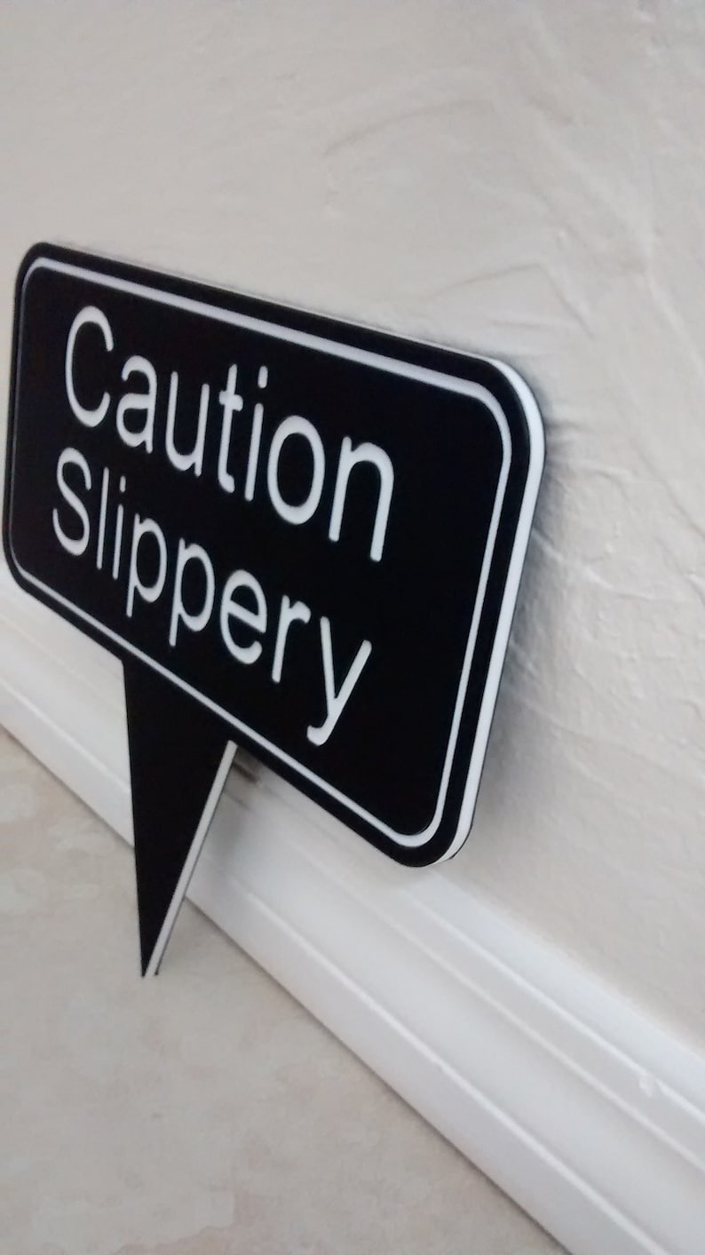 Caution Sign Warning Sign Engraved Sign Outdoor Yard Sign - Etsy