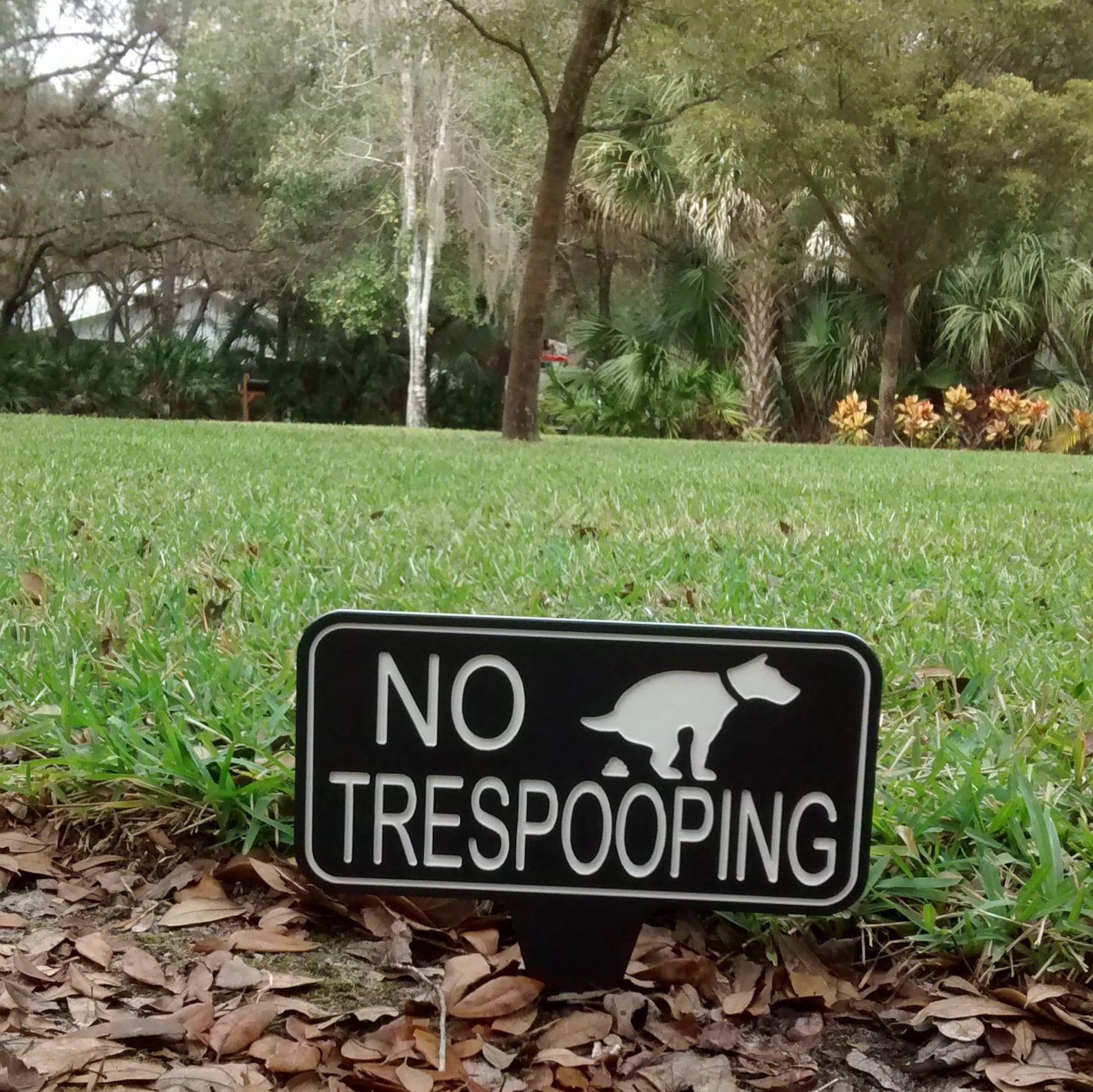 No Pooping Dog Sign, No Pooping, No Pooping Yard Sign, No Pooping Lawn ...
