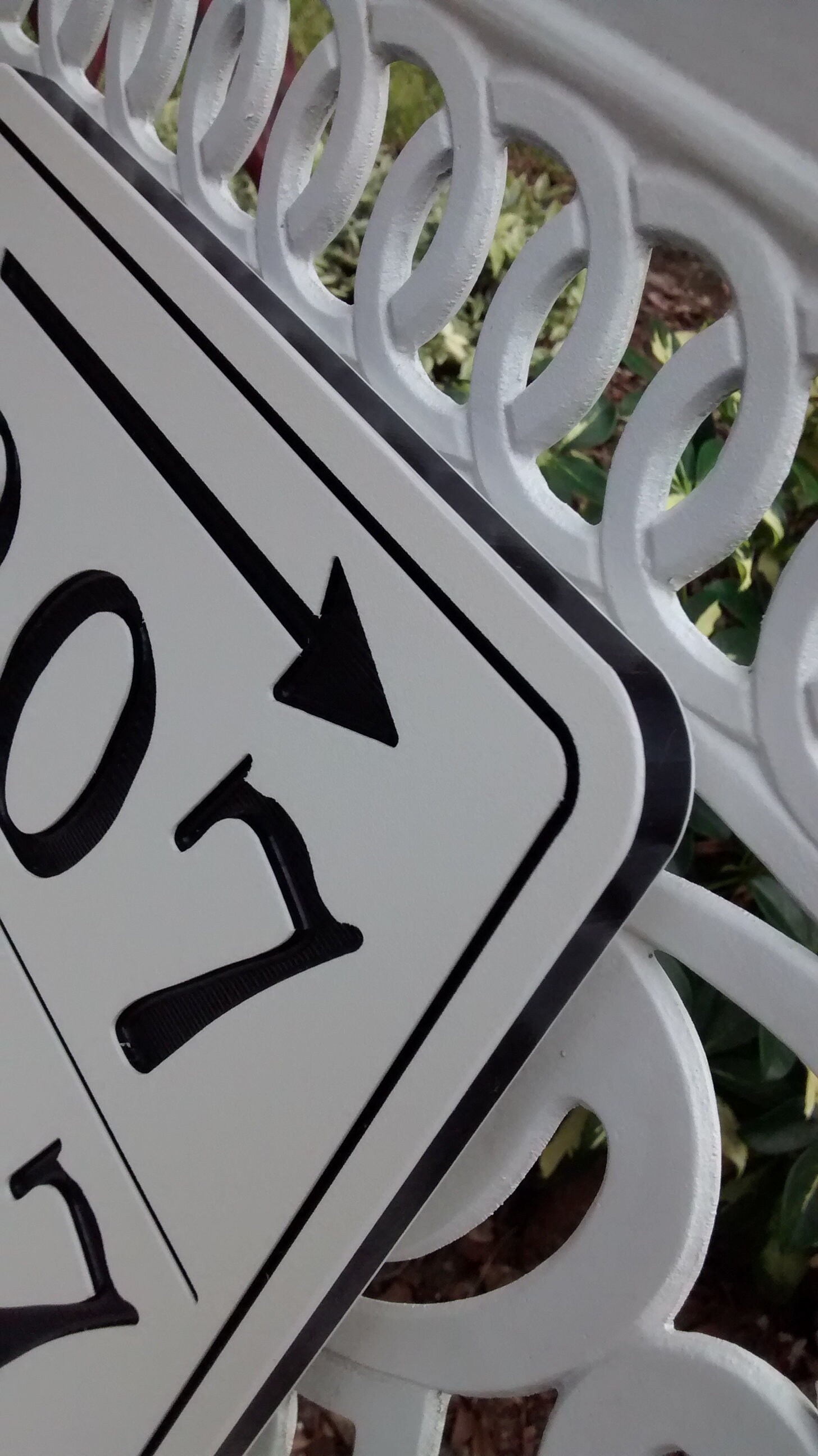 House Numbers With Arrow, Personalized Address Sign, Custom Address ...